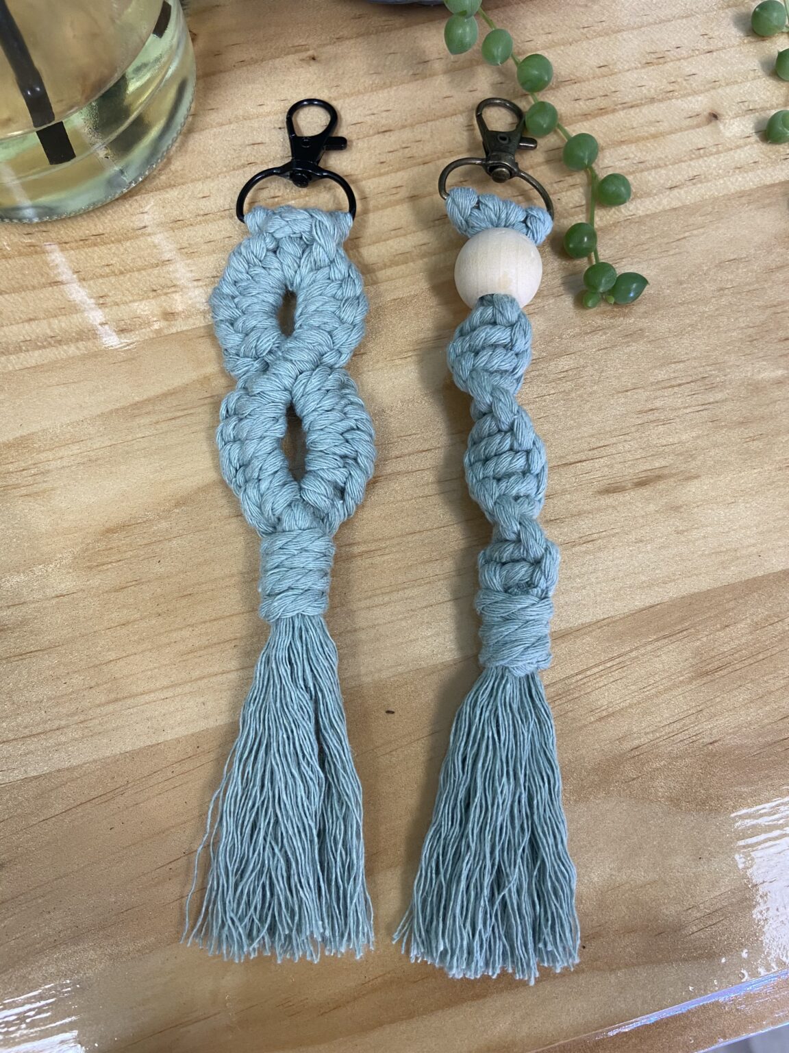 Macrame Keychains – Shear Skin and Beauty